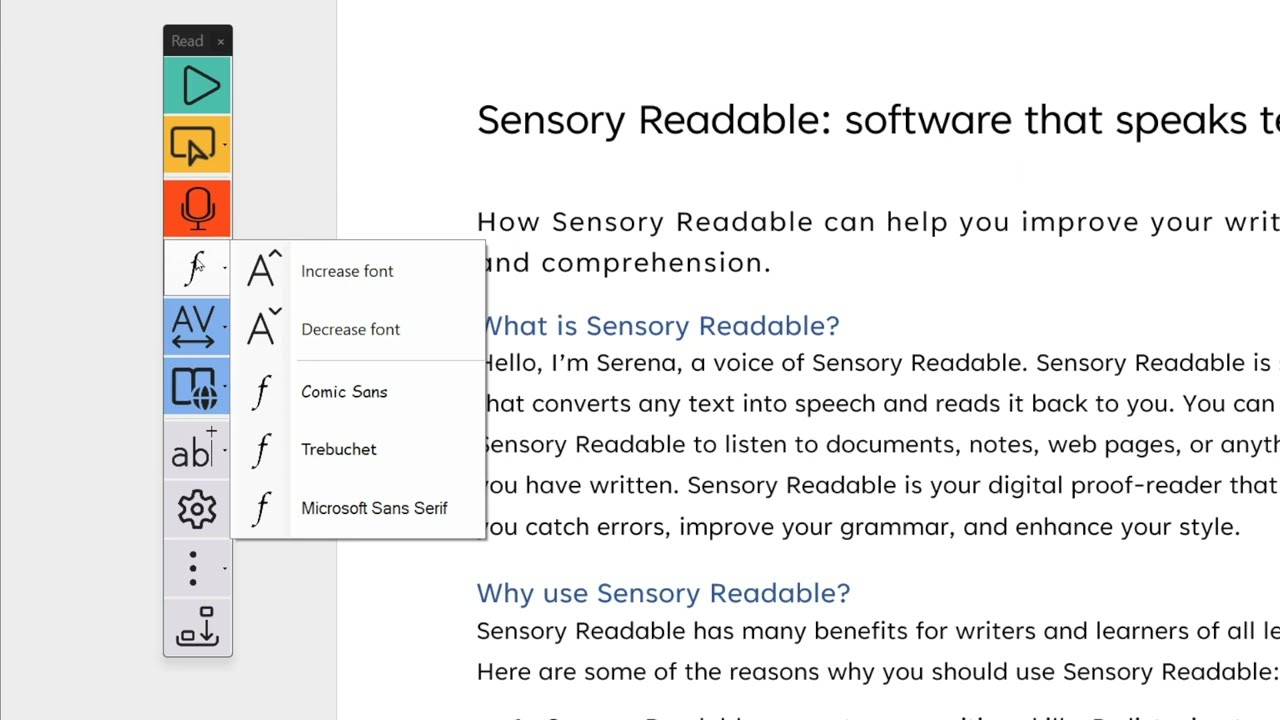 Sensory Readable Assessor Video - 2 minute overview