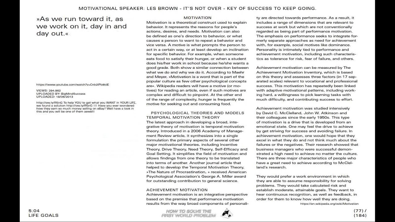 Download PDF: HOW TO SOLVE THE FIRST WORLD PROBLEM