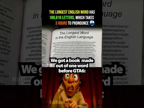 The Longest Word Ever 🤯