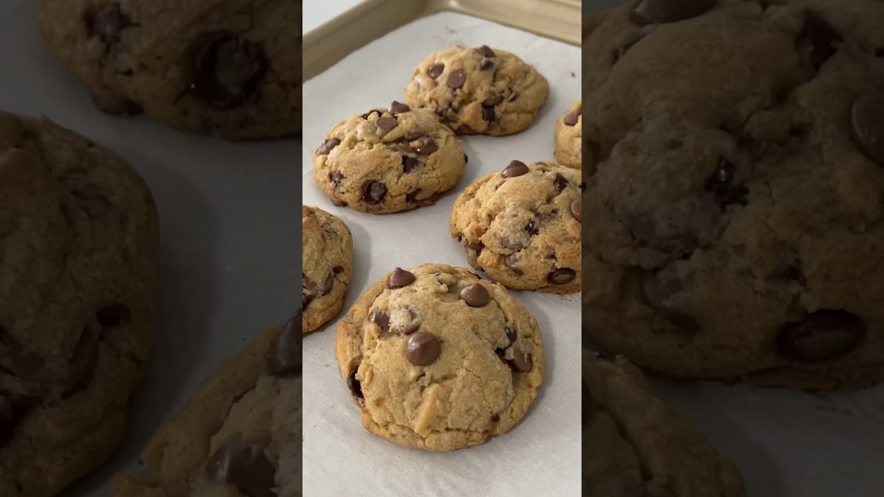 So good 🍪😋 Inspired by @Moribyan #chocolatechipcookies #cookiesrecipe #bakewithme #cookies