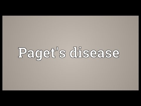 Paget's disease Meaning