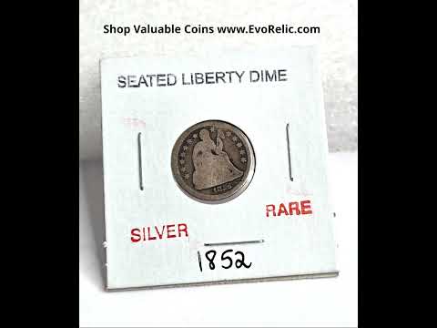 1852 Seated Liberty Dime US Mint