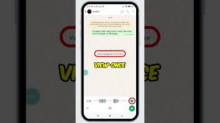 How To Send View Once Voice Message on WhatsApp (2024) | WhatsApp Disappearing Voice #tech #viral