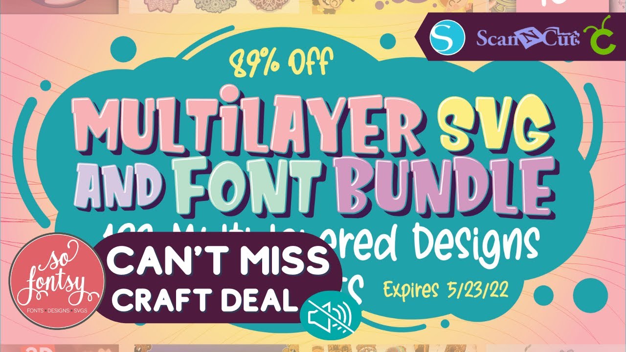 Best of Multilayer 3D SVG Designs & Fonts 🔥 So Fontsy
