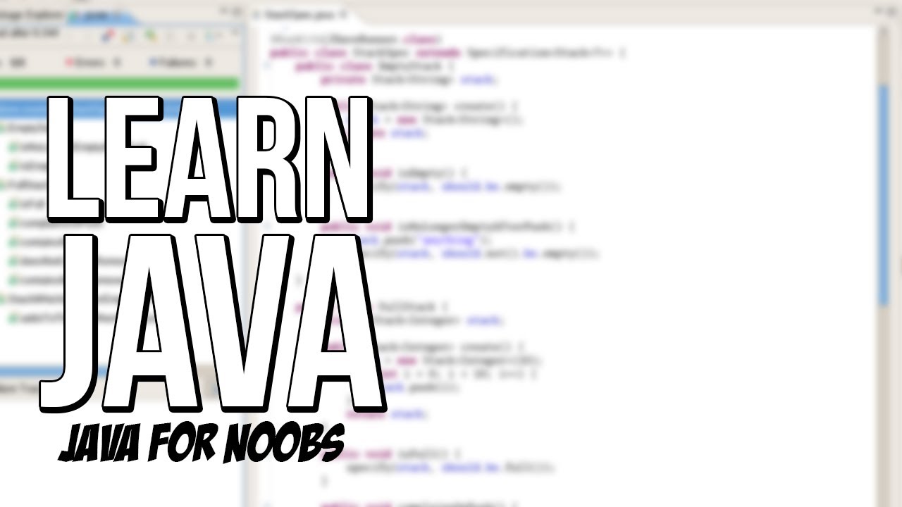 Learn Java EP1 : Installing the JDK and IDE (Eclipse)