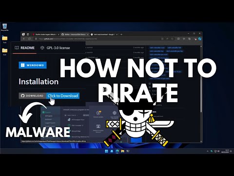 How not to Pirate: Malware in cracks on Github