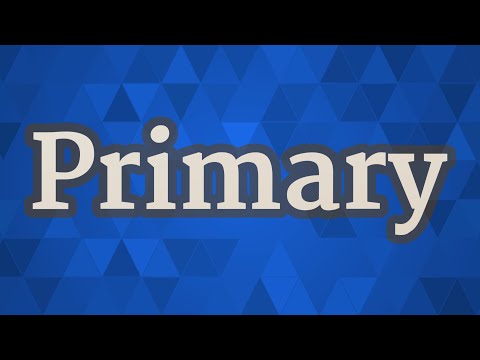 PRIMARY pronunciation • How to pronounce PRIMARY
