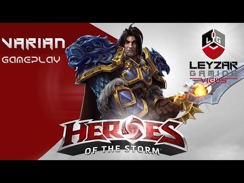 HotS Video: Varian Dual Wield Damage Build (HotS Varian Gameplay Quick Match) on HeroesFire