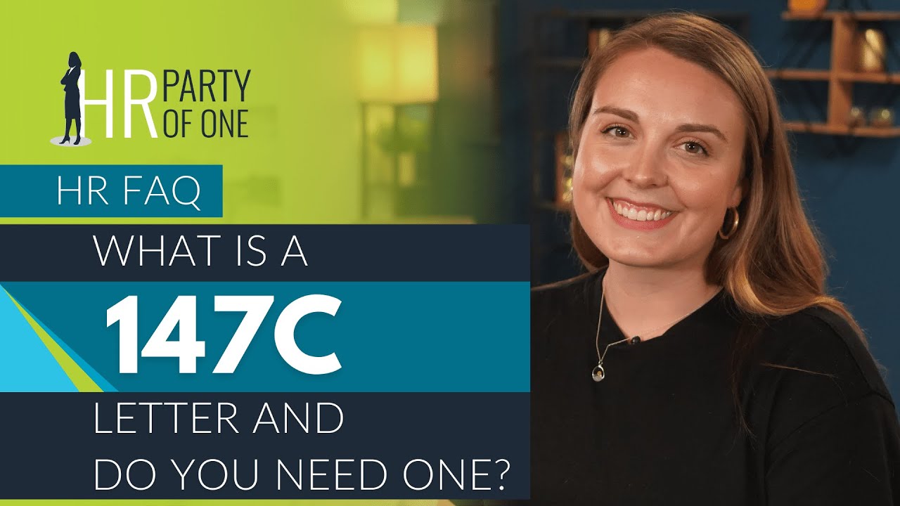 What Is a 147c Letter and How Do You Get One?