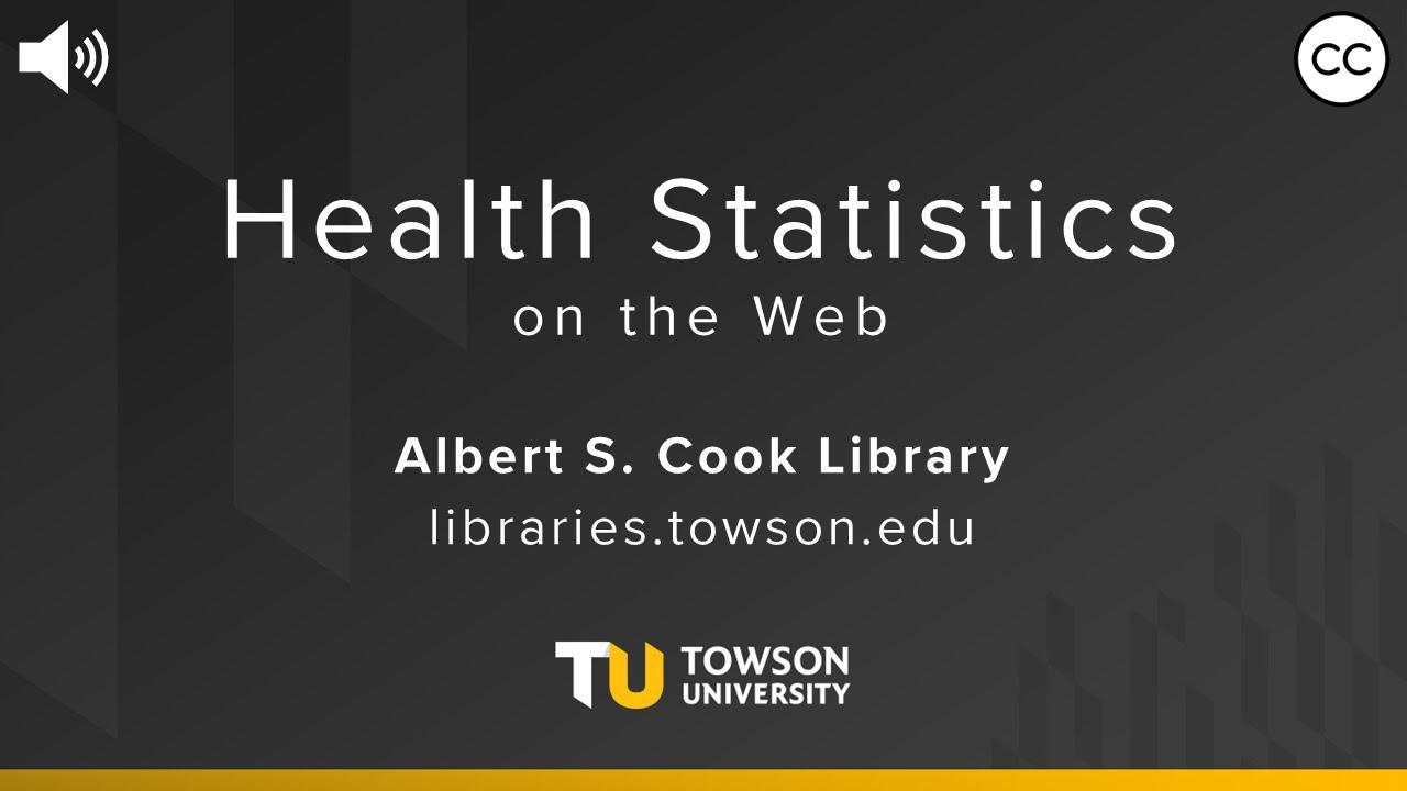 Find Health Statistics on the Web