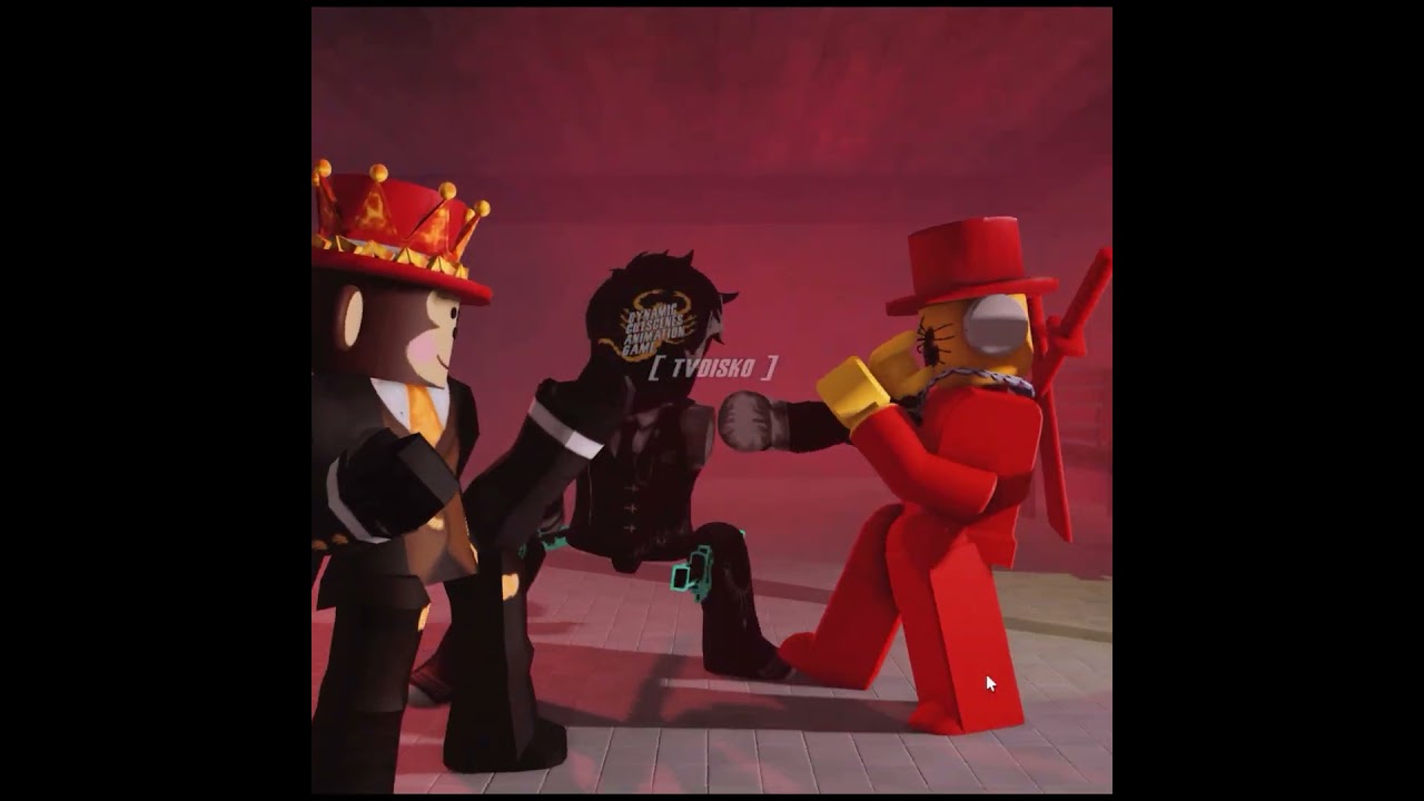 1 vs 3 intense fight in roblox #shortvideo