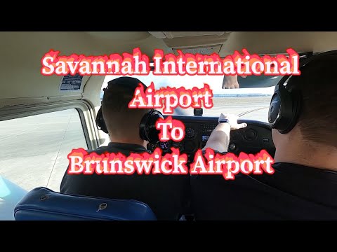 Flying from Savannah International Airport to Brunswick Airport | Full Flight | KSAV - KBQK