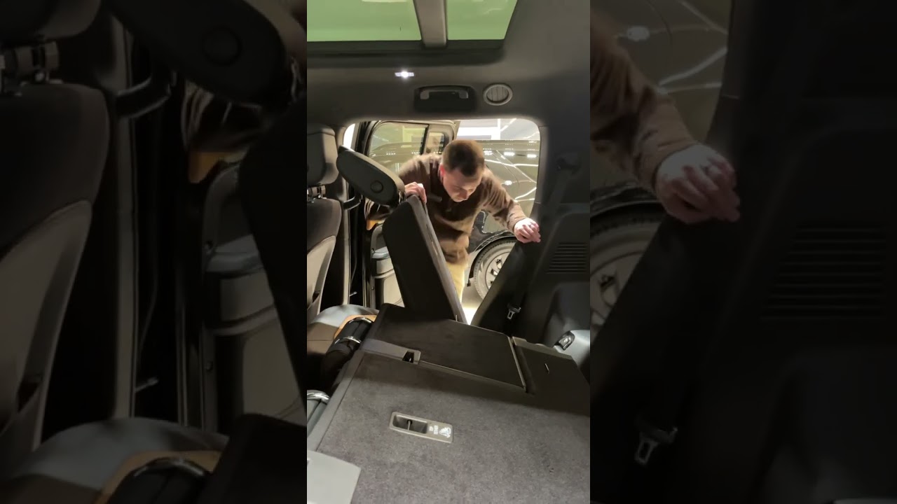 How to Fold Down the Third Row Seat in the New Defender 130