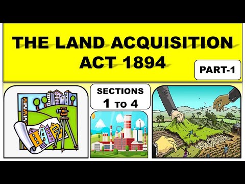 Land Acquisition Act 1894 Lectures || Part-1 || Sections 1 To 4 || By Mr.Pleader || Urdu/Hindi ||