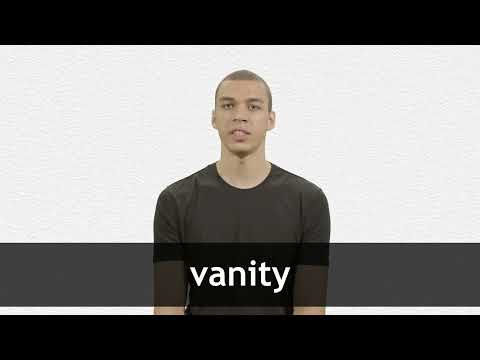 VANITY definition in American English | Collins English Dictionary