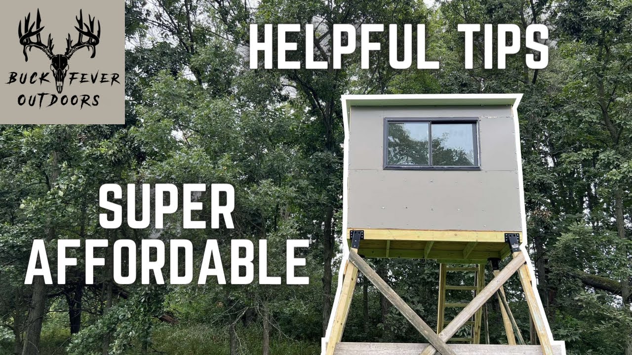 How to BUILD an AFFORDABLE DEER STAND in 10 EASY Steps