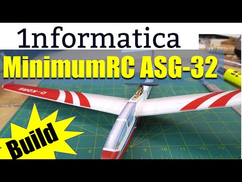MinimumRC ASG 32 Glider 560mm Wingspan Foam RC Airplane KIT Build