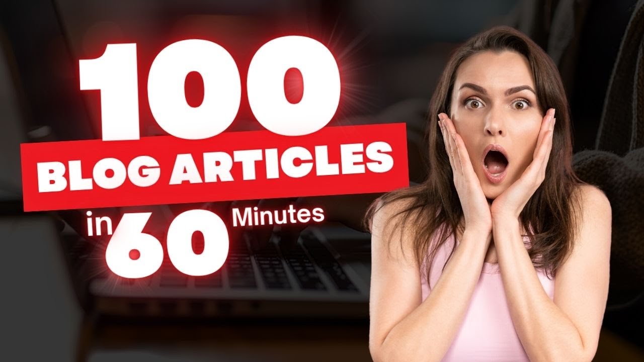 100 High-Quality Blog Posts in 60 Minutes, No Fluff