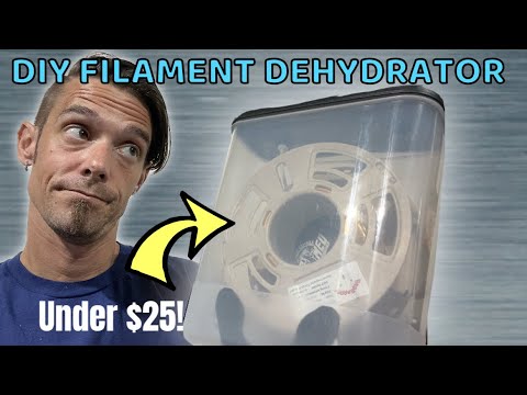 How to make a filament dehydrator | Filament dryer for large spools PLA | DIY dryer box 3D printing