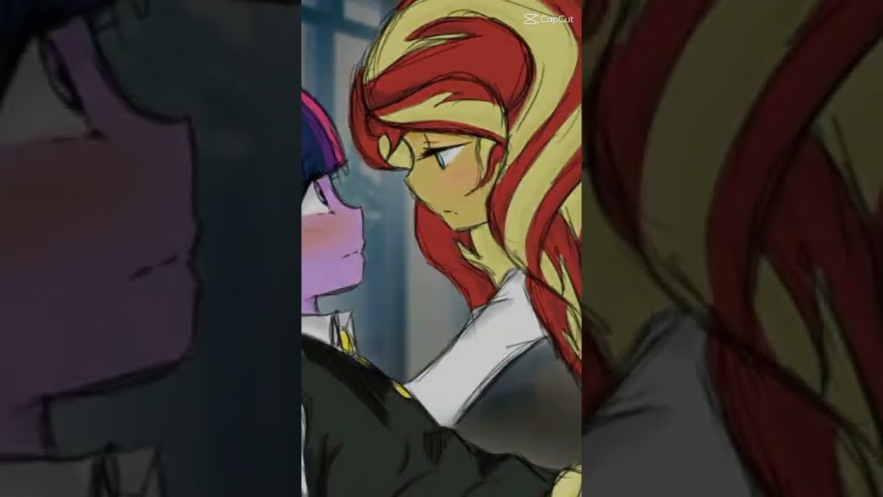 || Sunset x twilight edit||#mylittlepony #cute #anime .