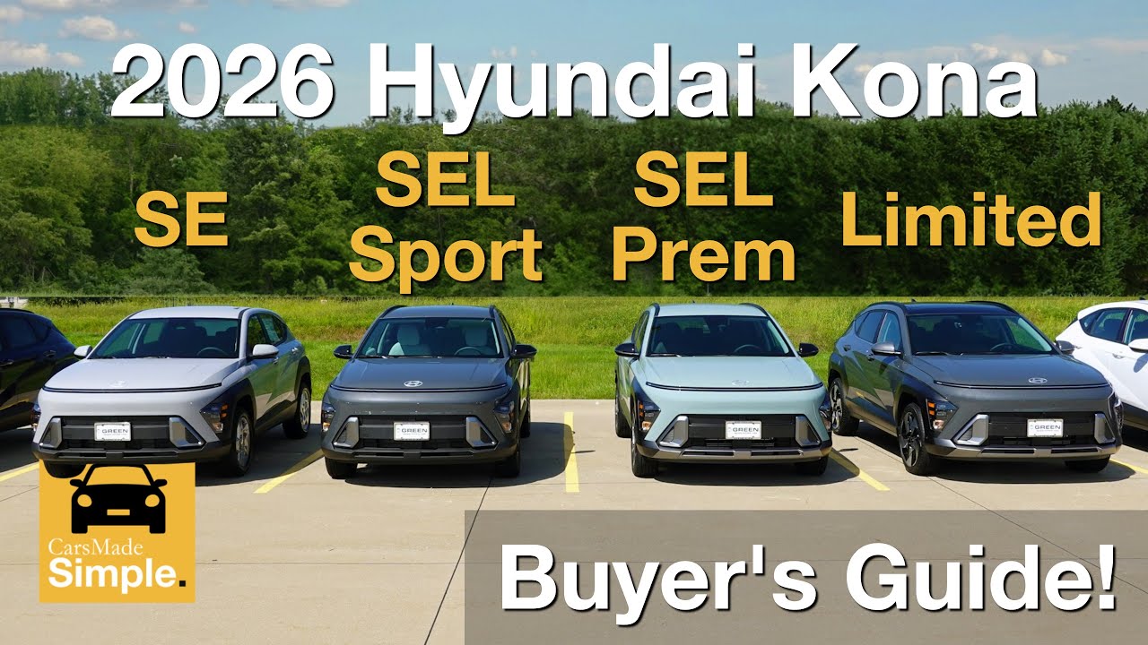 2026 Hyundai Kona Trim Comparison | Ultimate Buyer's Guide!
