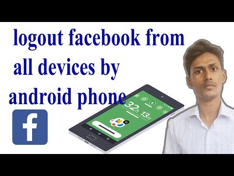 how to logout facebook from all devices by android phone