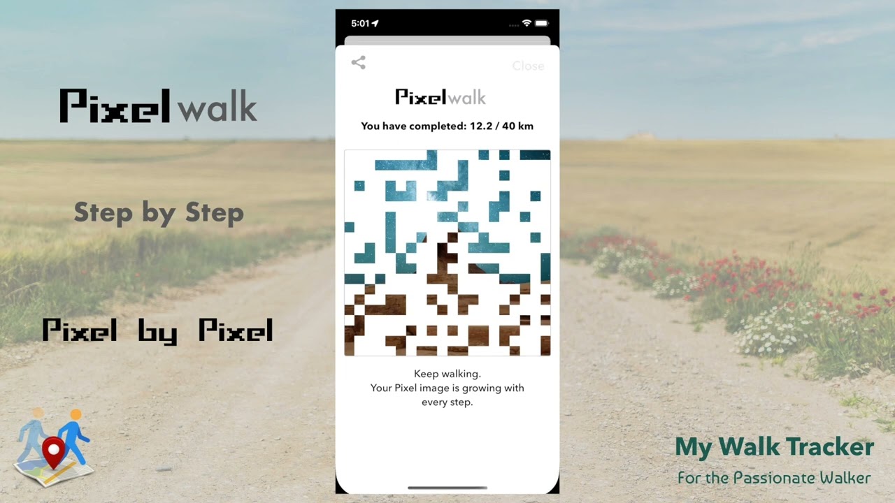 #mywalktracker #pixelwalk PixelWalk  by  MyWalkTracker