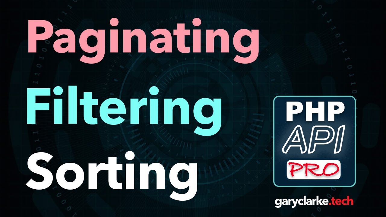 Json API Pagination, Filtering, and Sorting in PHP | PHP API Pro Course Preview
