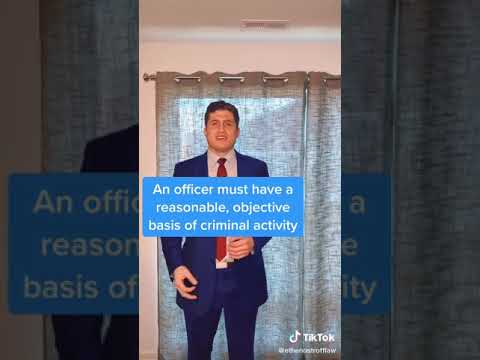 What is reasonable suspicion in US Law | What does Reasonable Suspicion mean? #Shorts