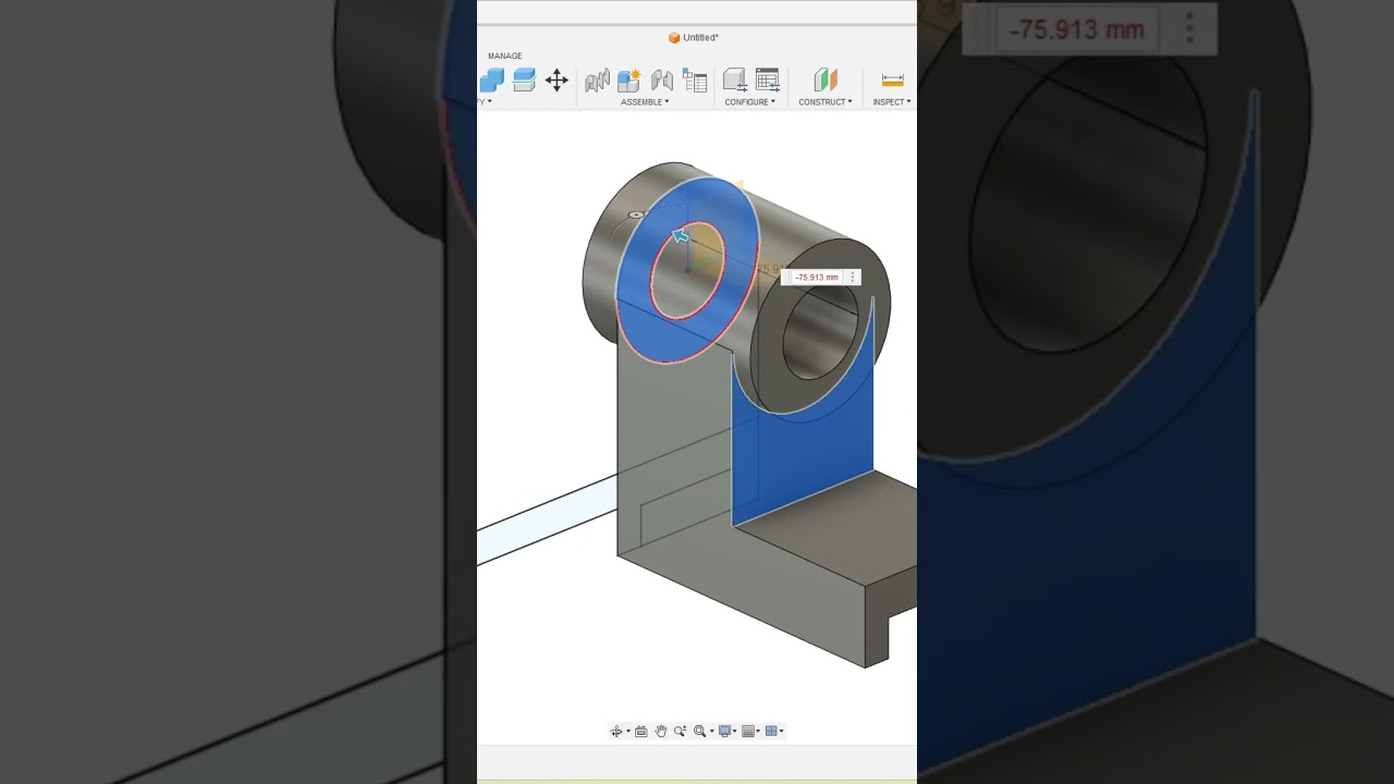 Fusion360 Part Modeling Tutorial-113. #design #3dmodeling #modelingtutorial #engineering#fusion360