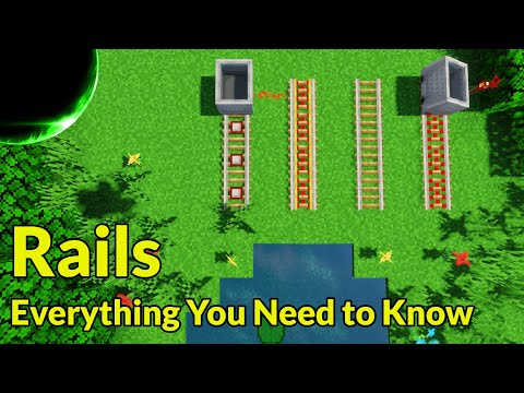 Rails: Everything You Need to Know (1.21.5 & Down) | Minecraft Redstone Engineering Tutorial