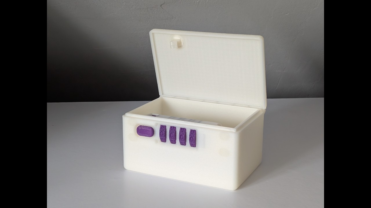 Customizable 3D-Printed Lock Box with Easy Code Change