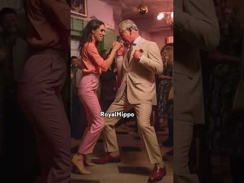 King Charles and princess Catherine #royal #dance #katemiddleton #kingcharles #happy #funny #edit