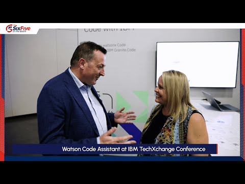 Watson Code Assistant at IBM TechXchange Conference - Six Five Media In the Booth