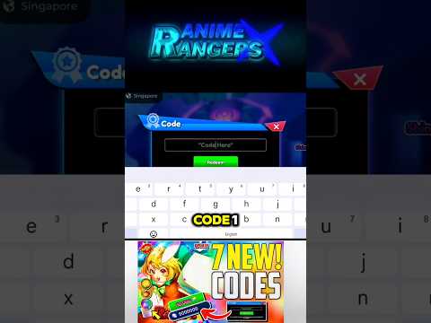 ⚠️UPDATE!⚡CODES⚠️ANIME RANGERS X ROBLOX CODES 2025 - ANIME RANGERS X CODES 2025 #animerangersxcode