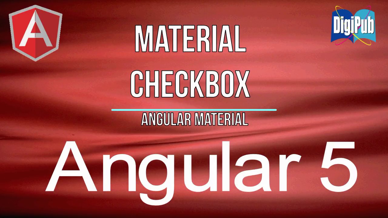How to use Angular Material Checkbox for Angular5