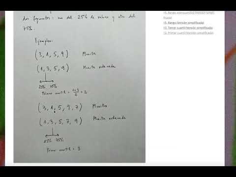 12. Primer cuartil (Versión simplificada) | LA MATEMÁTICA Y LA ...