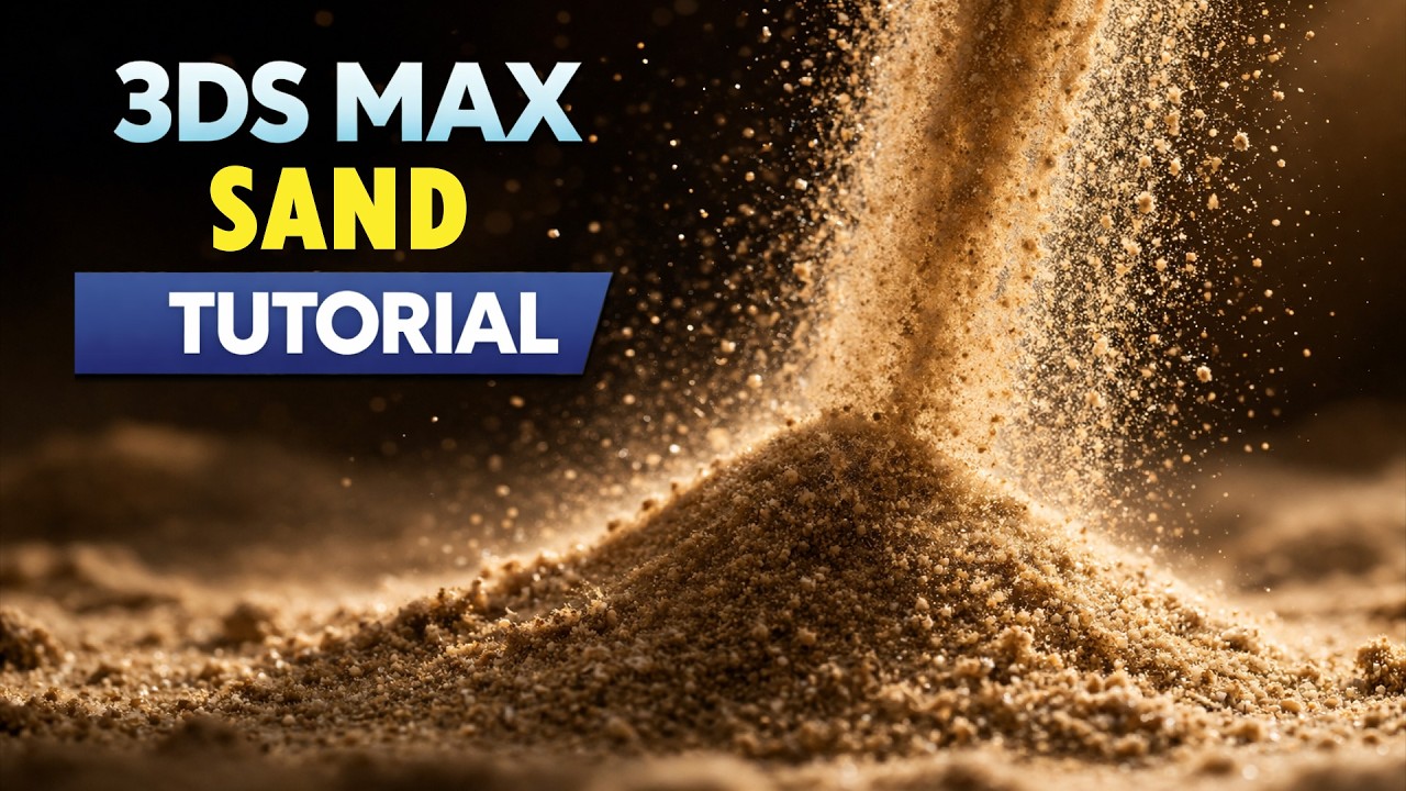 Making Sand in 3Ds max + TYflow