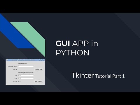 Learn Create GUI App with Python Tkinter 1 - Mind Luster