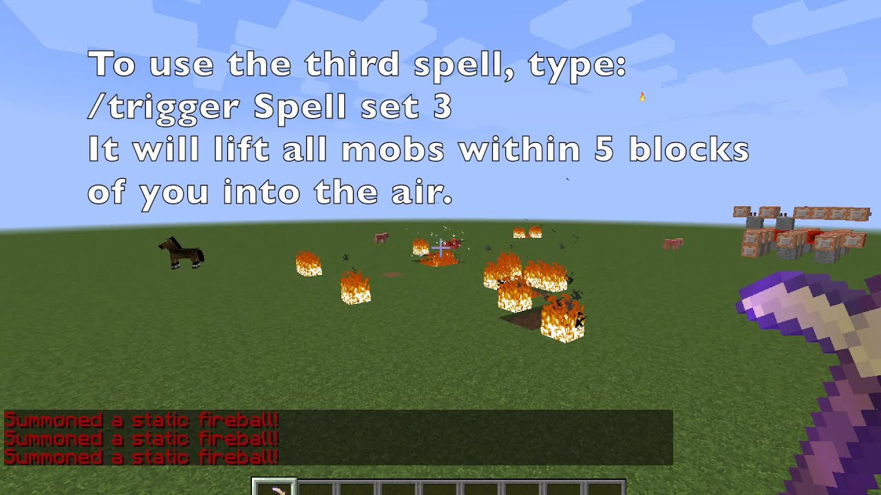 Magic Wand With One Command Block