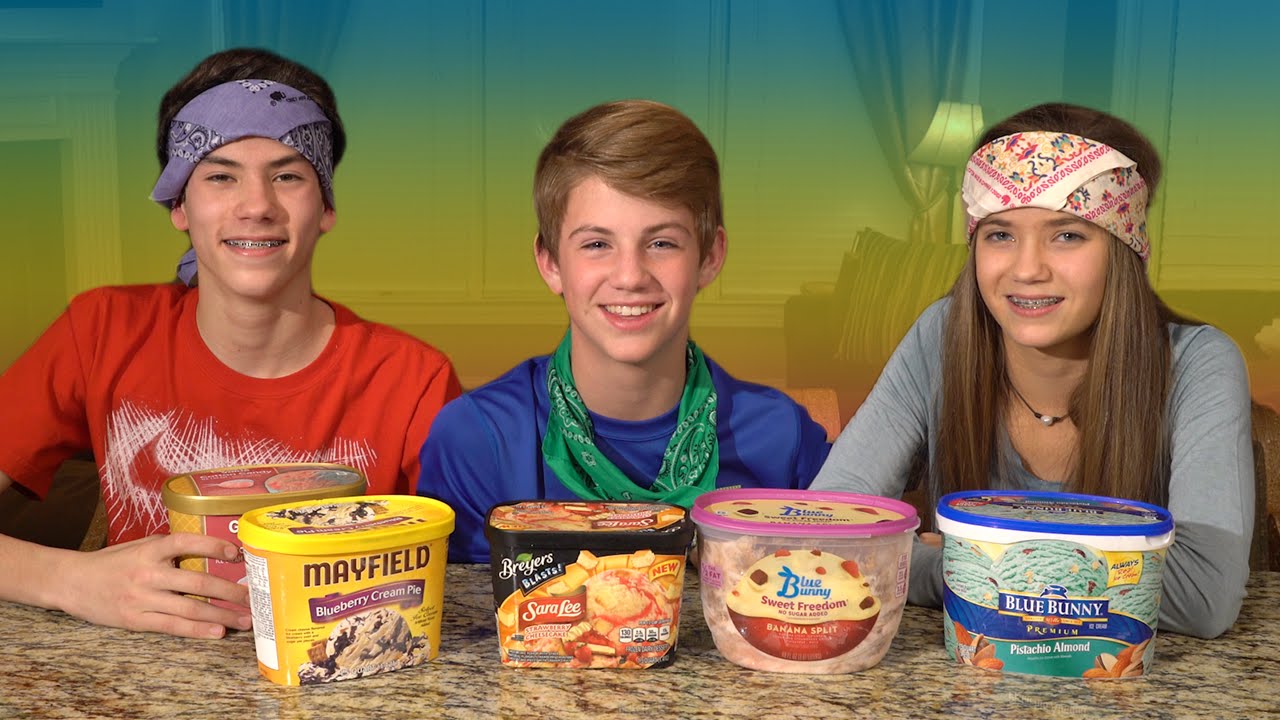 Ice Cream Challenge!  (MattyBRaps vs Jack & Kate)