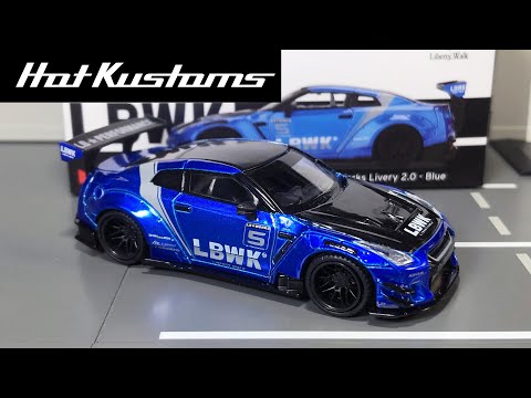 MINI GT LBWK Nissan GTR With Awesome 2.0 Livery Unboxing