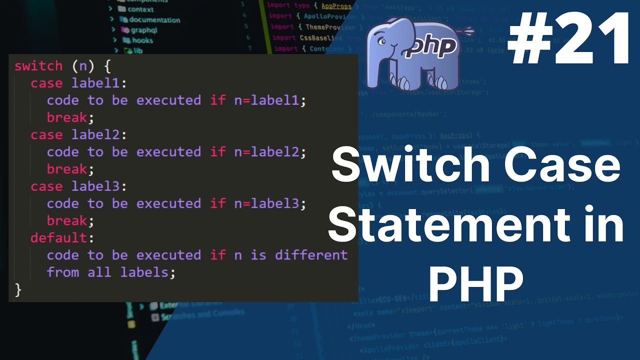 switch case in php | php tutorial for beginners full - 21 | php tutorial | php full course #php
