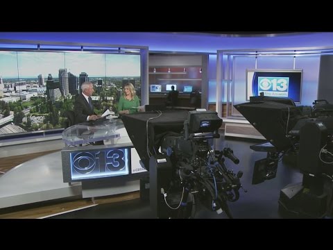A Quick Peek Around The New CBS13 Set