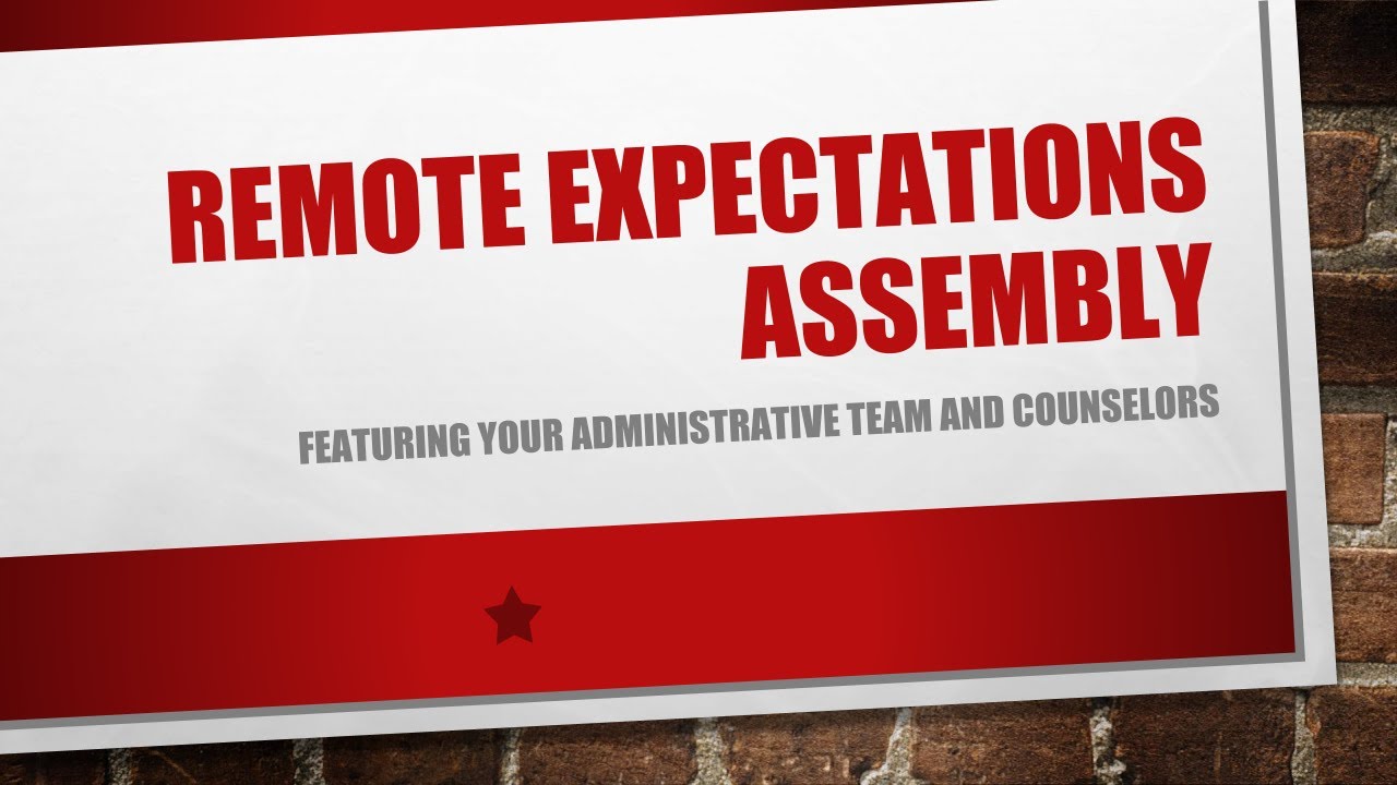 BHS | Remote Learning Expectations