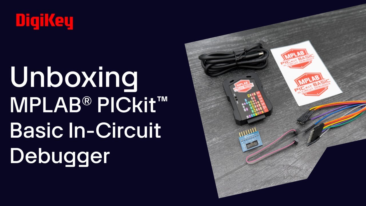Microchip MPLAB® PICkit™ Basic In-Circuit Debugger - Unboxing | DigiKey