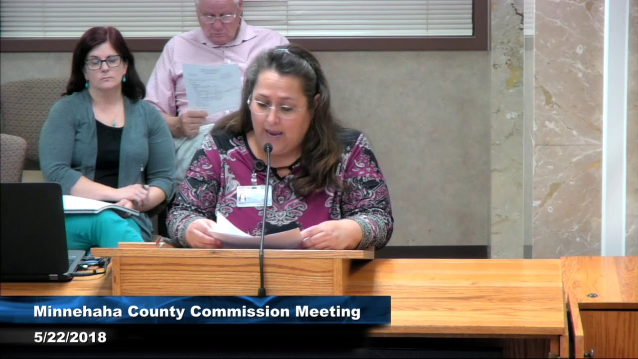 Minnehaha County Commission Meeting - May 22nd, 2018