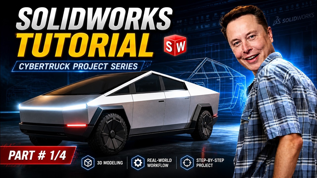 SolidWorks Cybertruck Project | Episode 1