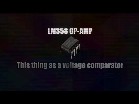 LM358 Op-Amp as a single-supply voltage comparator