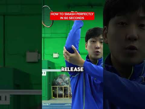 Perfect Badminton Smash in 60 Seconds #shorts